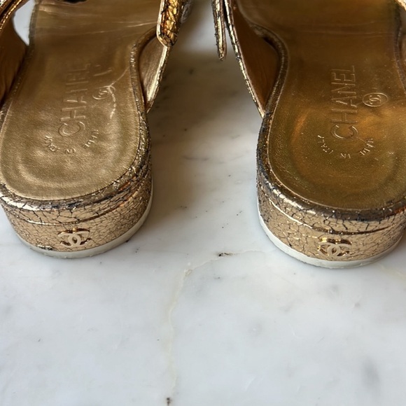 CHANEL | Shoes | Chanel Chain Slides | Poshmark
